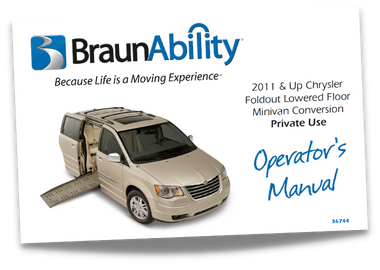 Owner's Manuals - BraunAbility Chrysler & Dodge Conversions