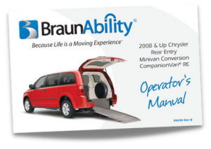 Owner's Manuals - BraunAbility Chrysler & Dodge Conversions